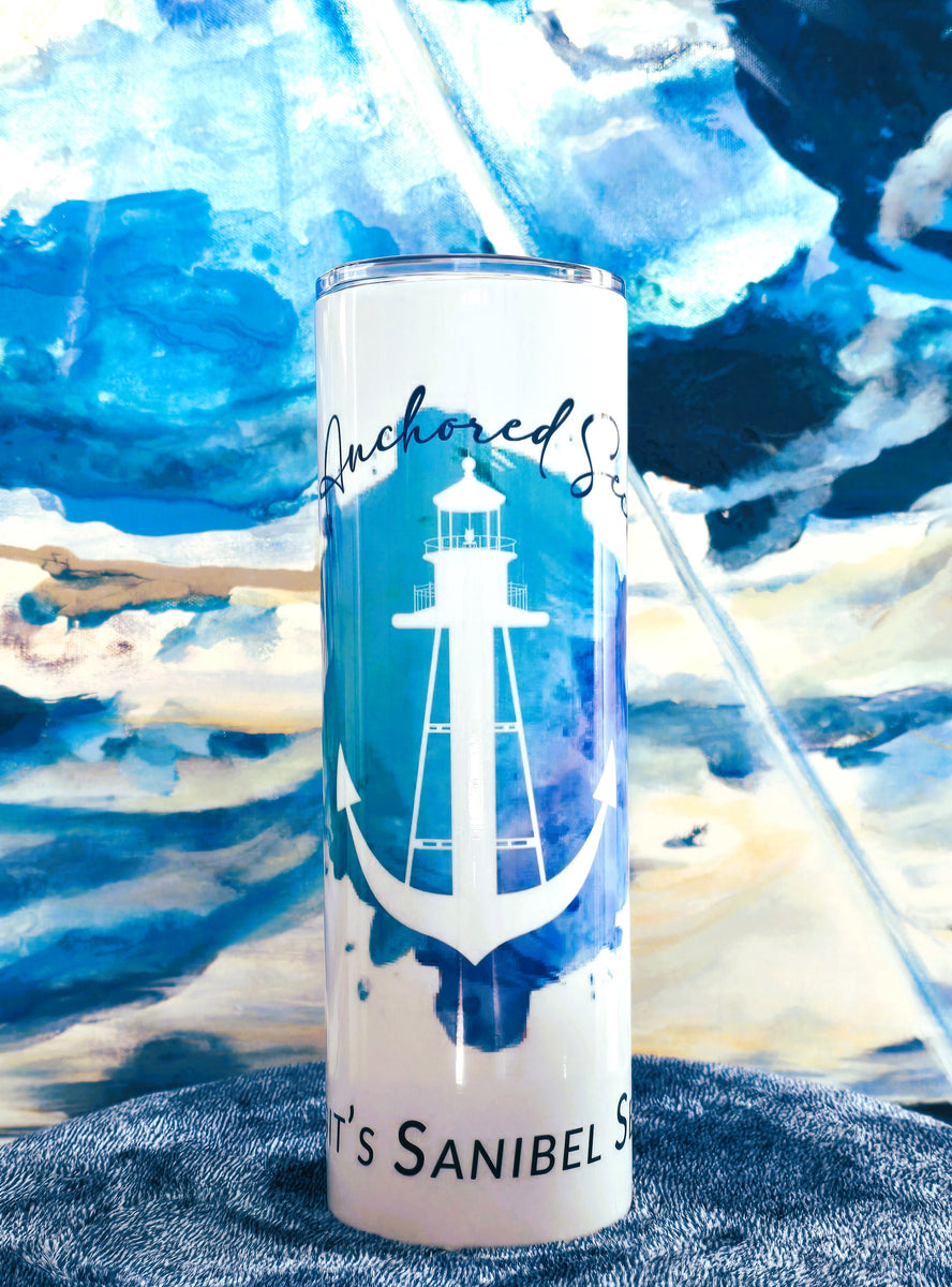 30 oz Tumbler "Bridgit's Sanibel Secrets" Edition – seaanchoredsecrets